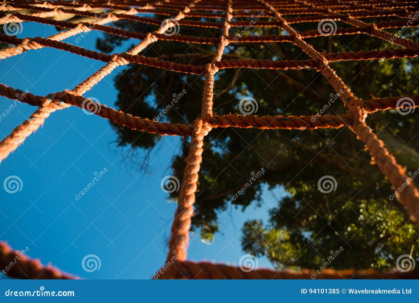 Net Rope during Obstacle Course Stock Image - Image of mesh, frame ...