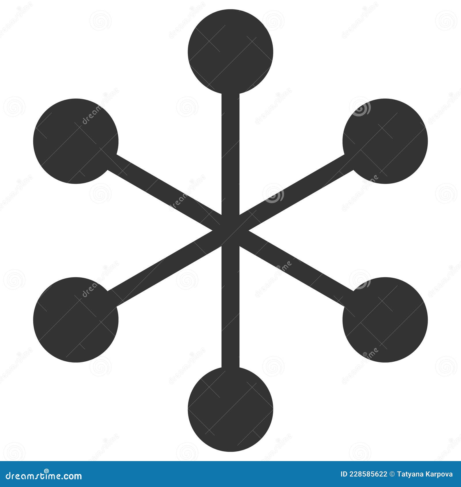 Net Structure Vector Icon Flat Illustration Stock Vector - Illustration ...