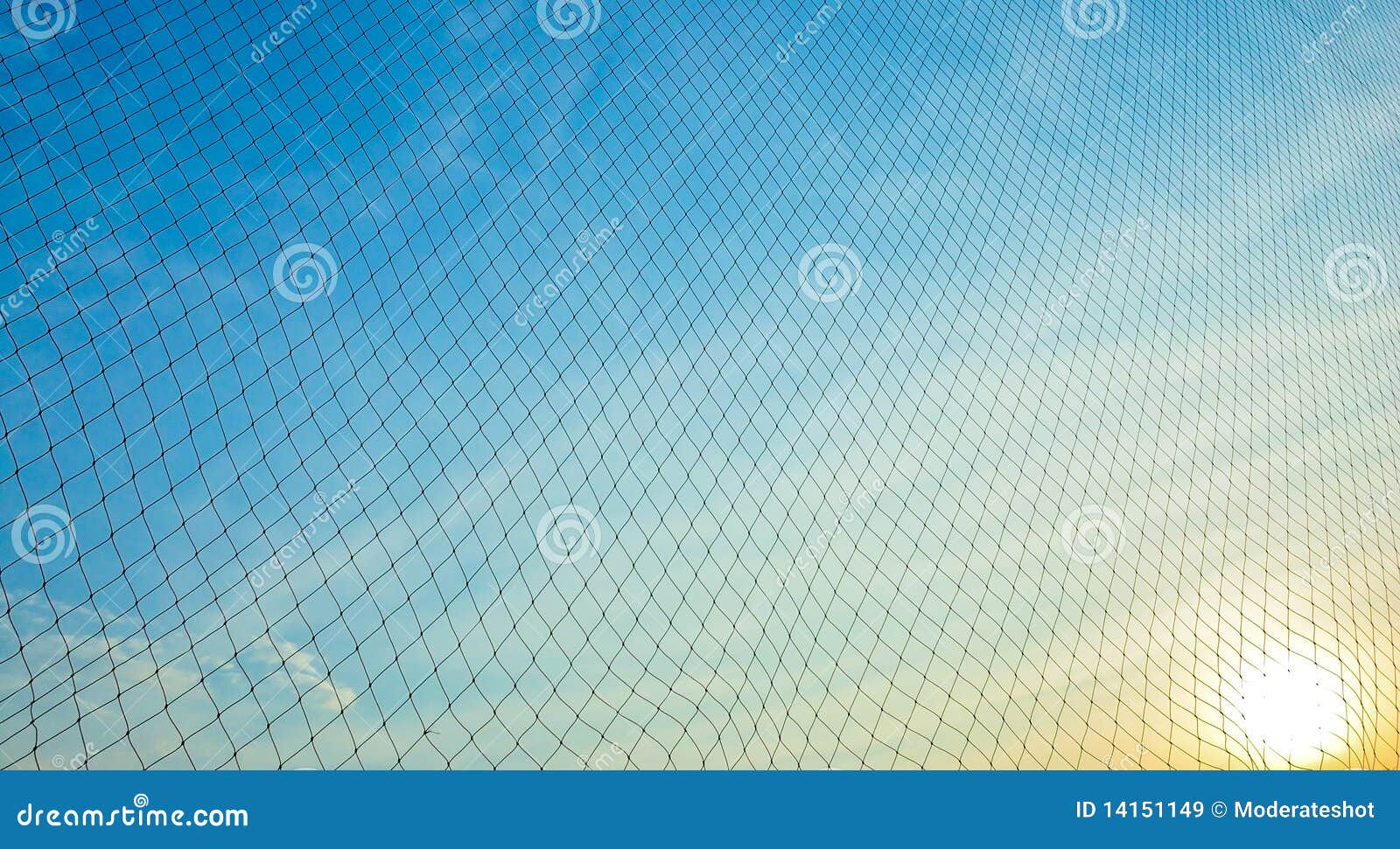 Net and sunset stock image. Image of netting, background - 14151149