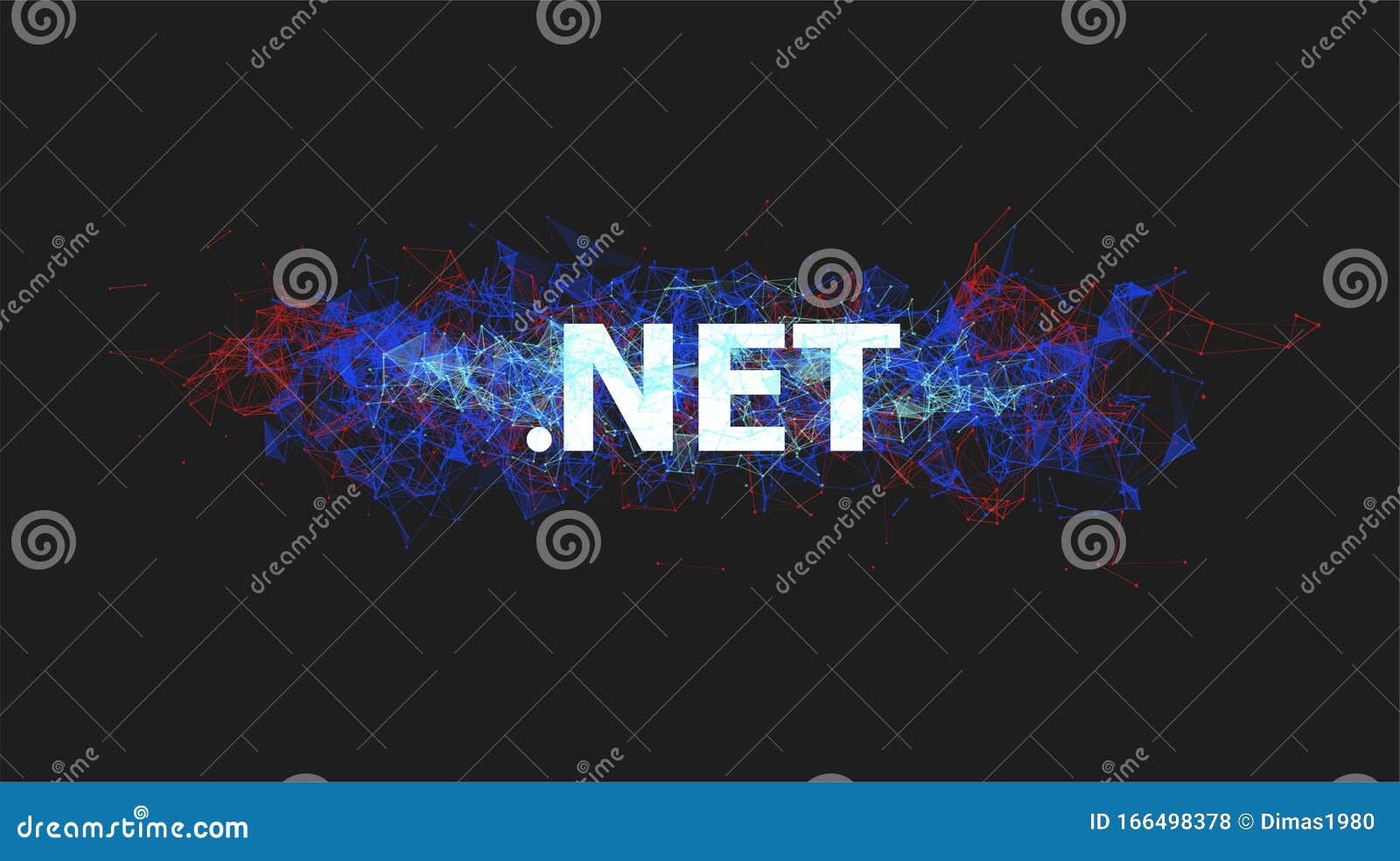 .NET Technology for Website Design Stock Vector - Illustration of ...