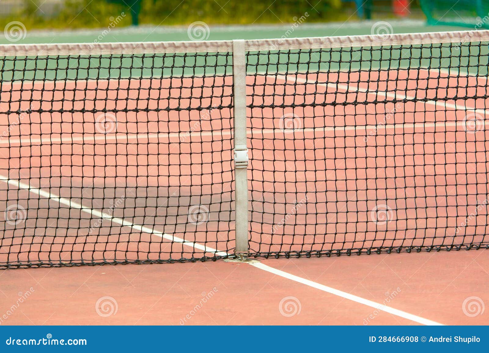 Net on the Tennis Court As an Abstract Background. Texture Stock Photo ...
