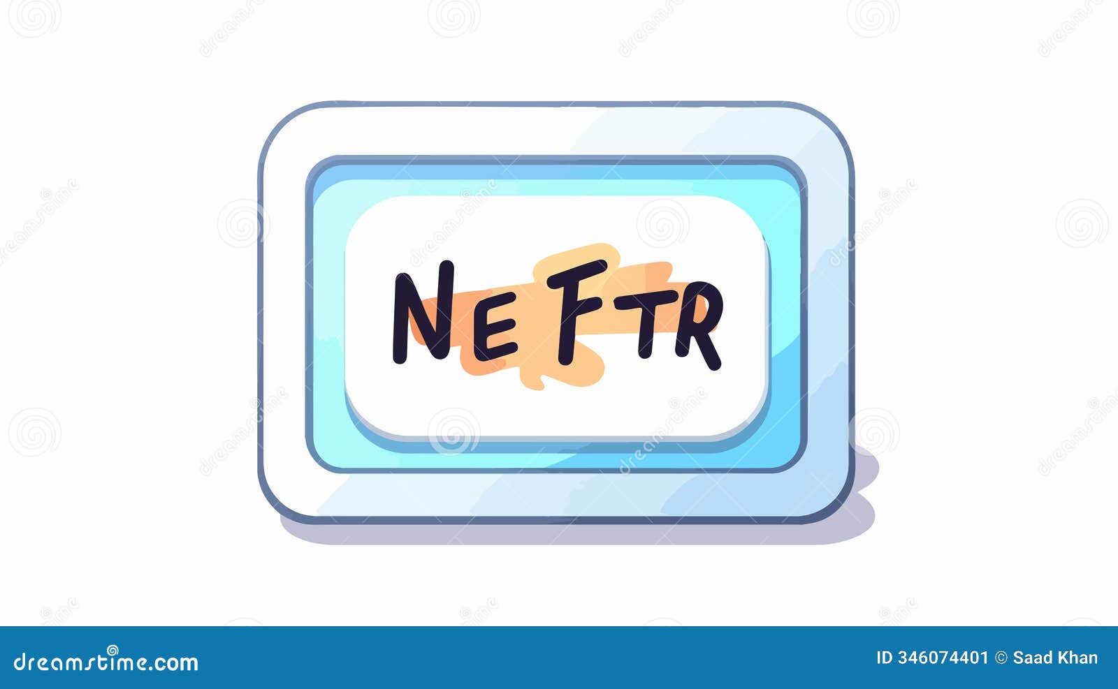 Net Text and Enter Key Icon Logo Illustration Stock Illustration ...