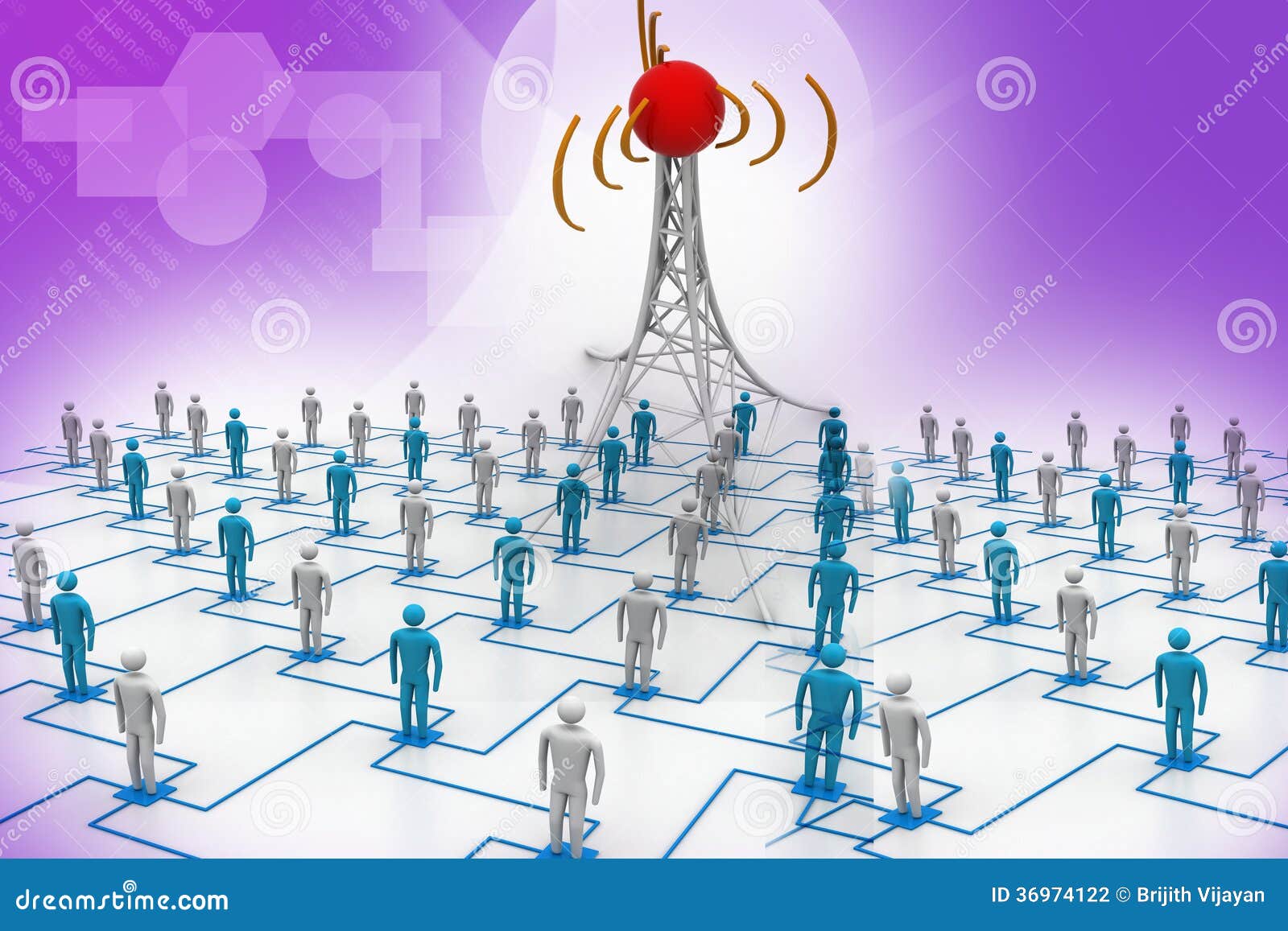 Net work concept stock illustration. Illustration of figure - 36974122