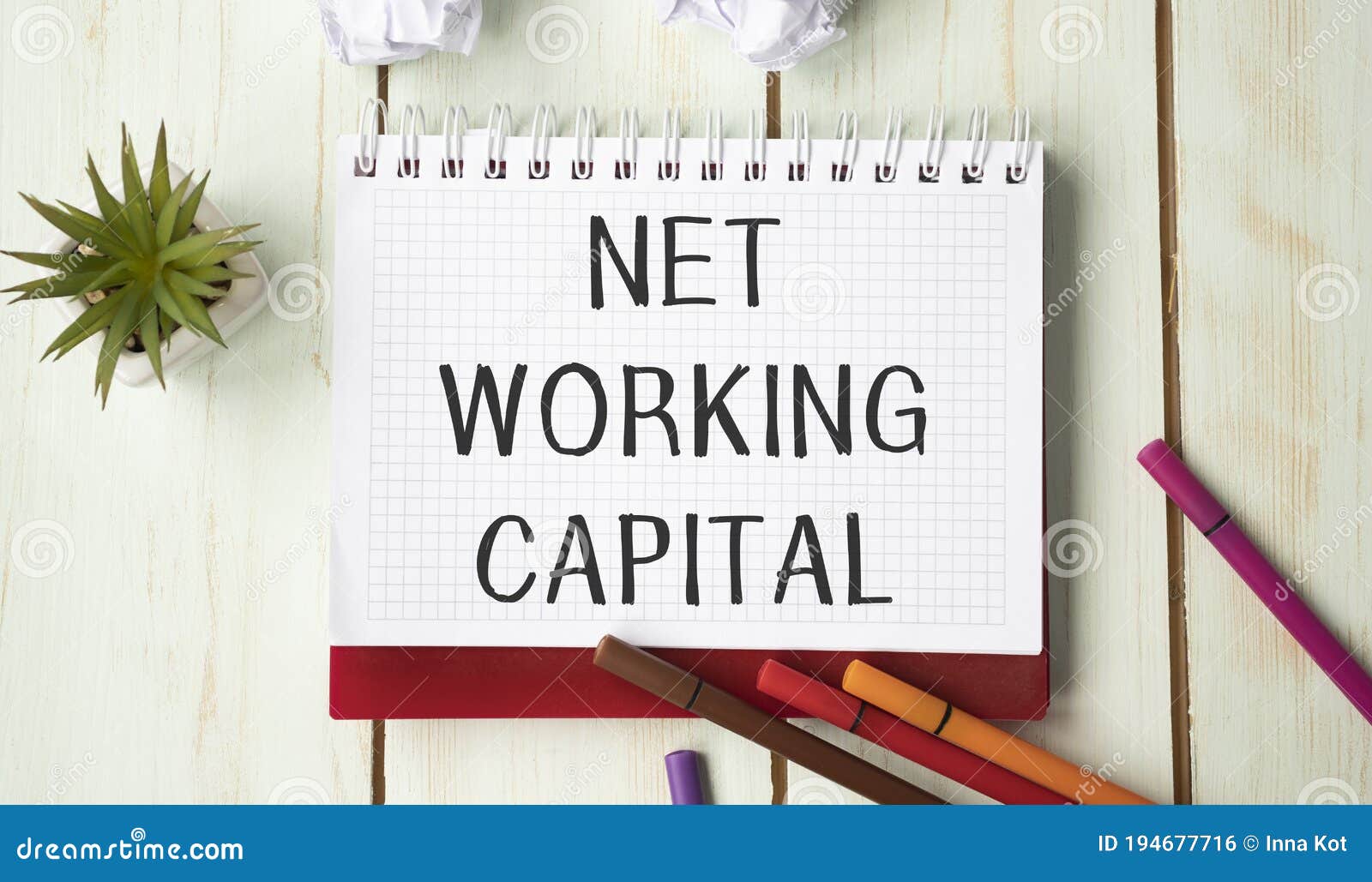Net Working Capital Card with Sky Background Stock Photo - Image of ...