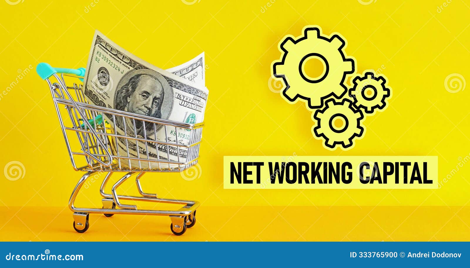 Net Working Capital is Shown on the Photo Using the Text Stock Photo ...
