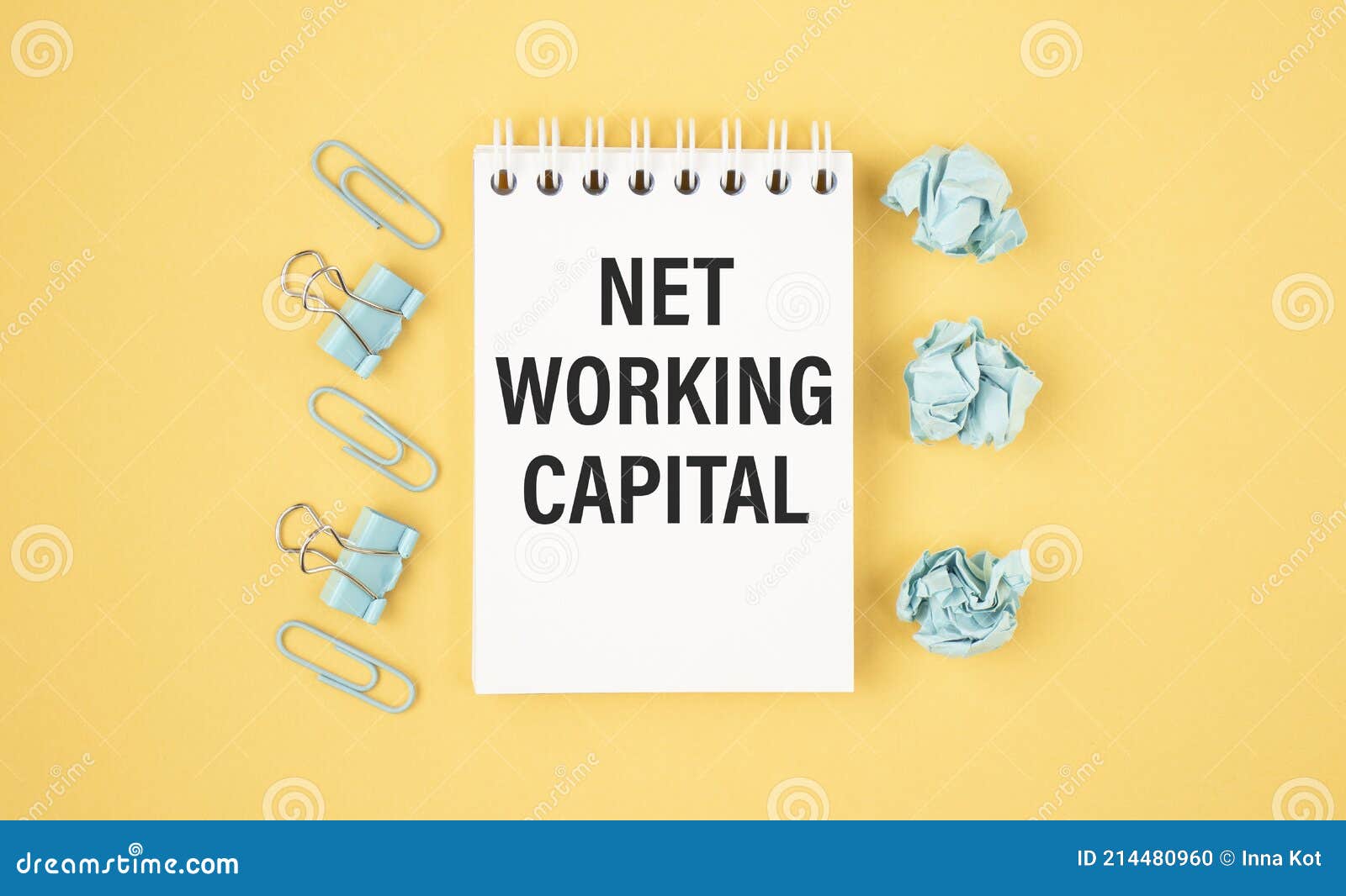 Net Working Capital Text on Notepad Stock Photo - Image of cost, cash ...