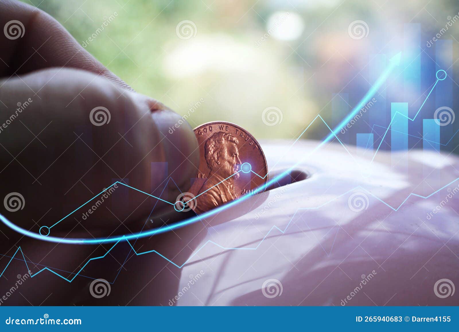 Net Worth Growing from Saving Stock Image - Image of funds, chart ...