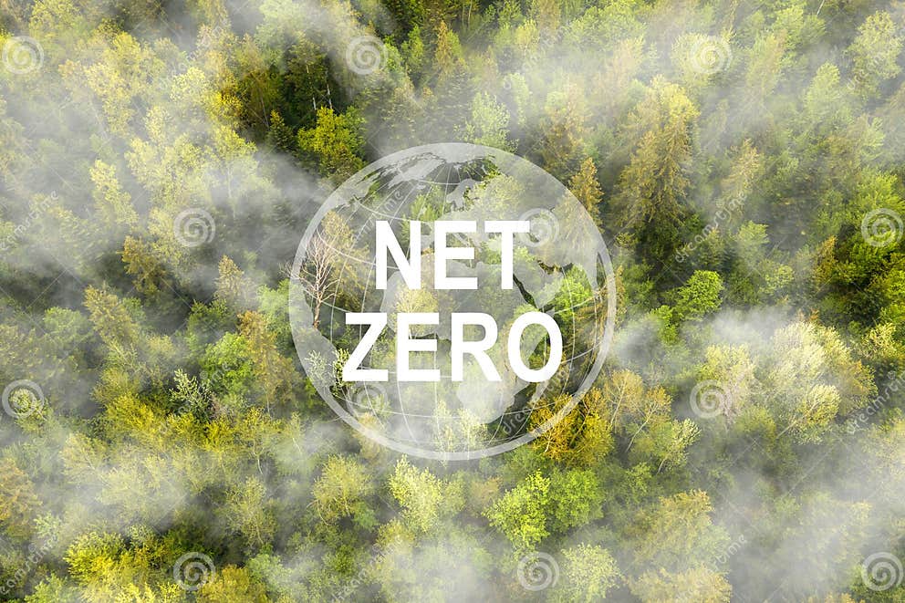 Net Zero 2050 Carbon Neutral and Net Zero Concept Natural Environment ...