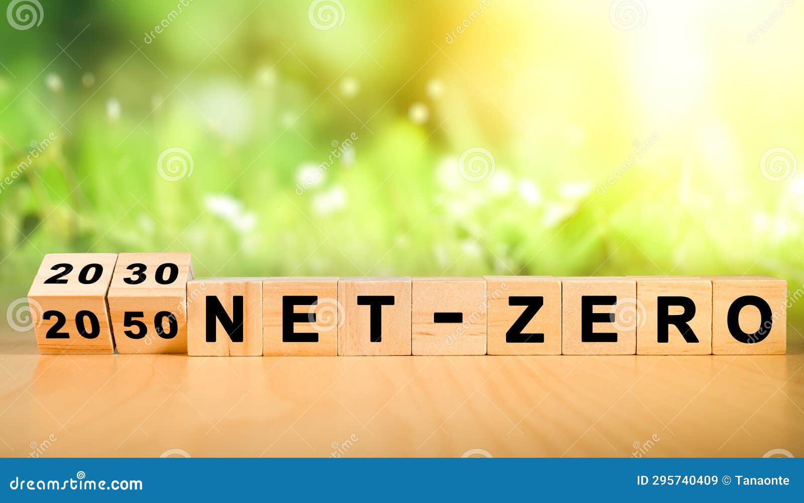 Net Zero and Carbon Neutral Concept in 2030 or 2050. Stock Image ...