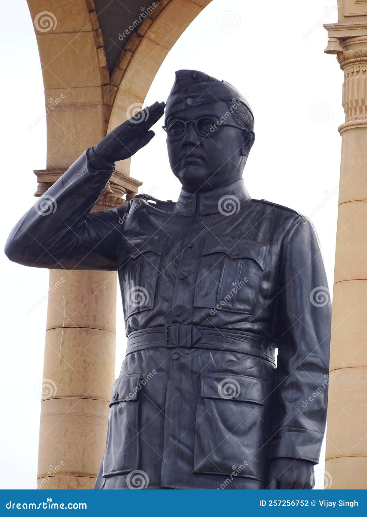 Netaji Subhash Chandra Bose Statue Stockfoto - Bild von delhi, statue ...
