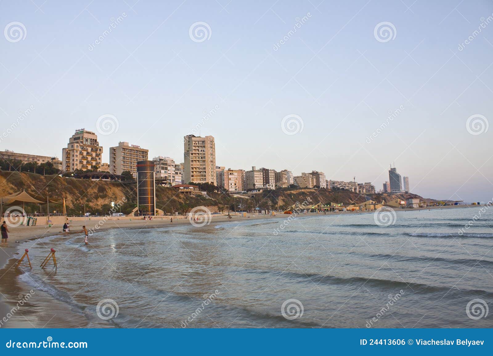 Netanya editorial photo. Image of resort, mediterranean - 24413606