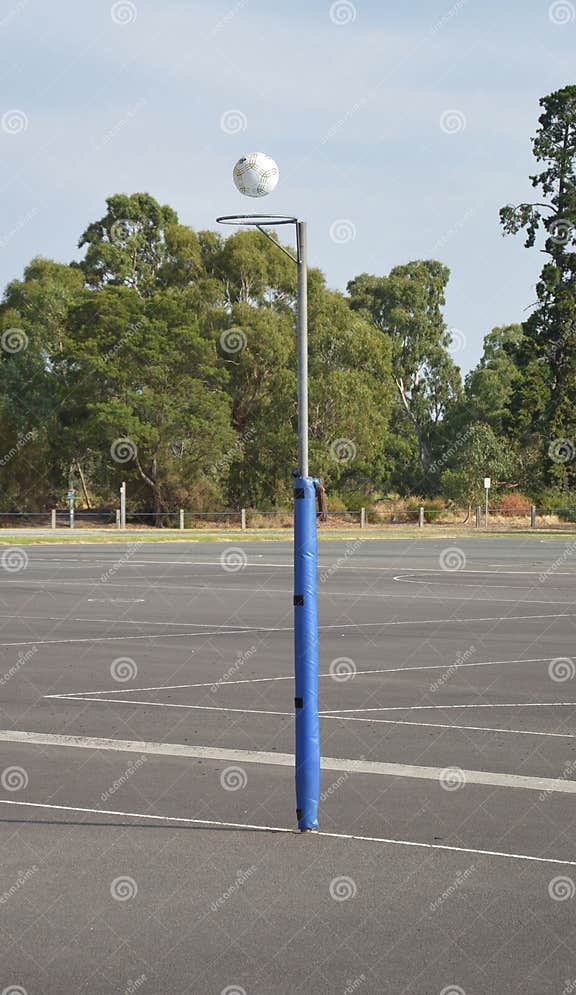 Netball goal stock photo. Image of complex, sport, point - 38396642