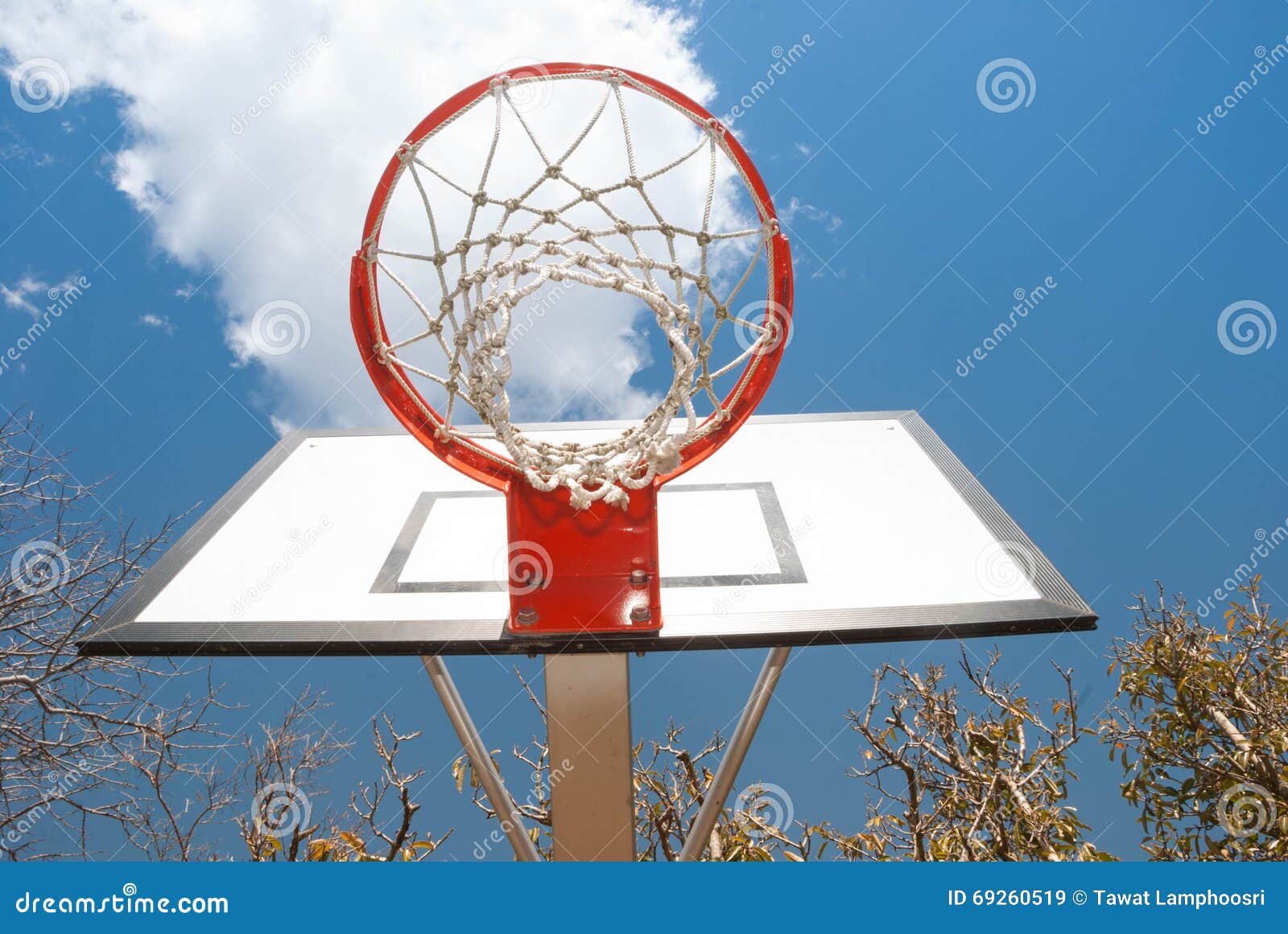 Netball net and hoop stock image. Image of sports, netball - 69260519