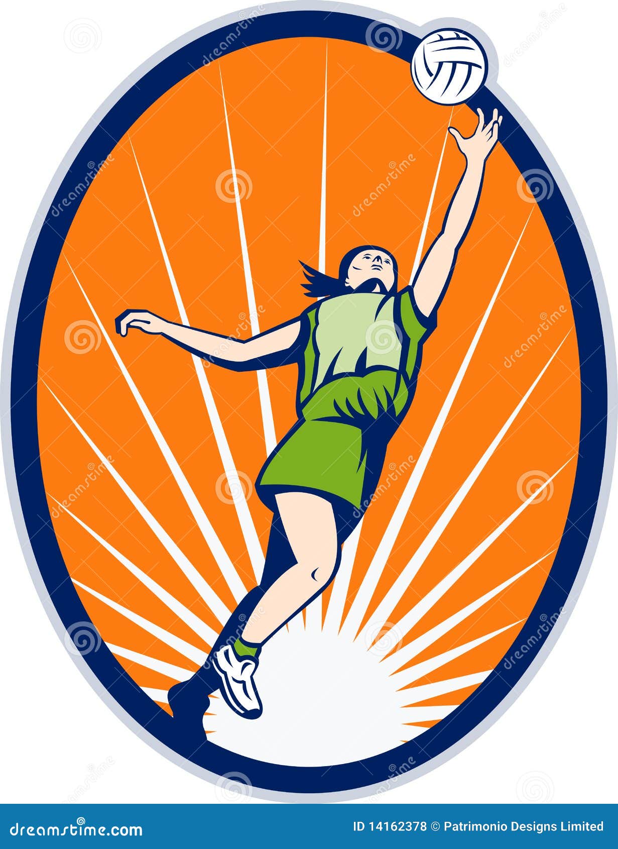 Netball Player Shooting And Blocking The Ball Continuous Line Drawing ...