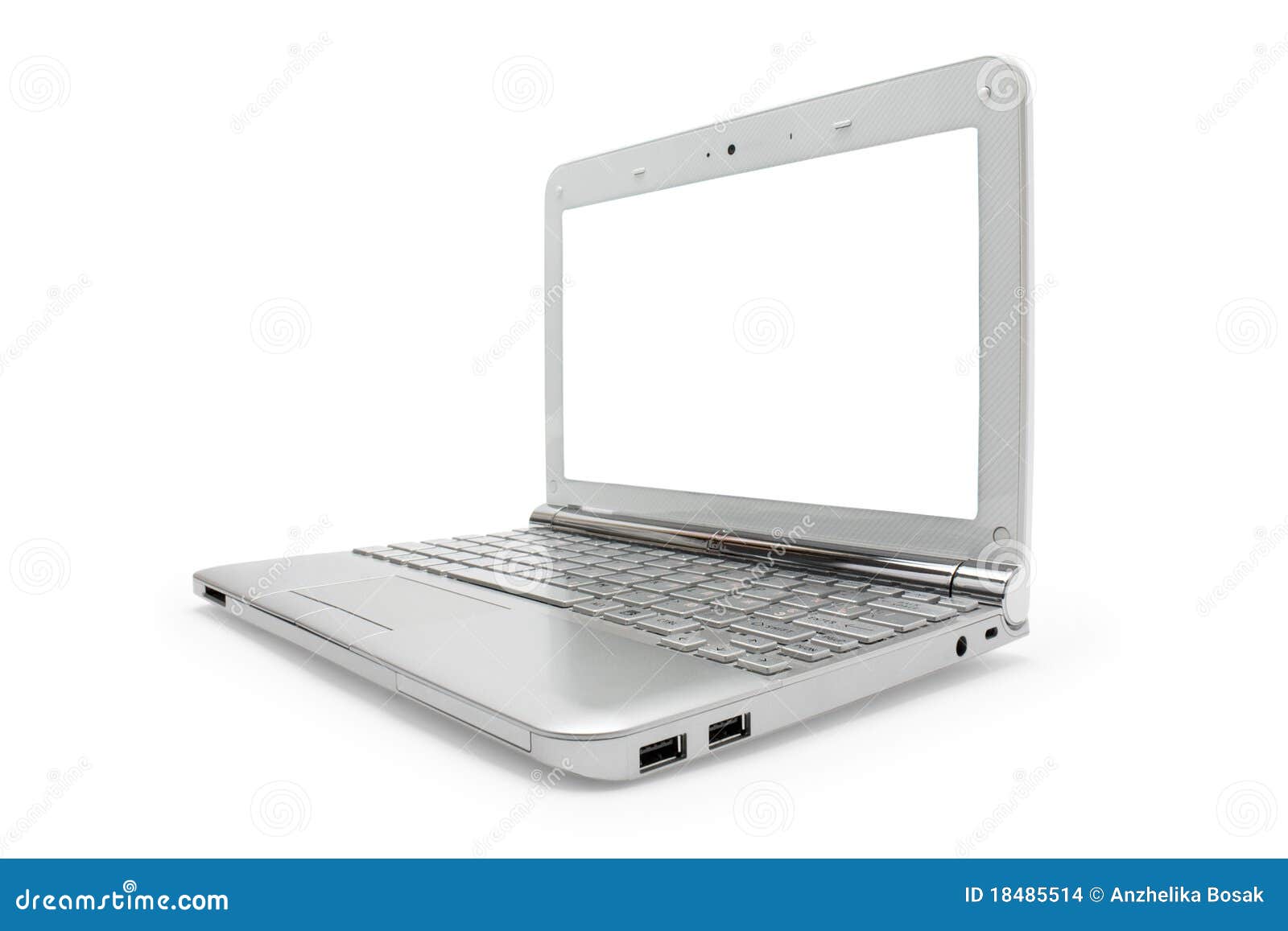 Netbook foto de archivo. Imagen de global, delgado, internet - 18485514