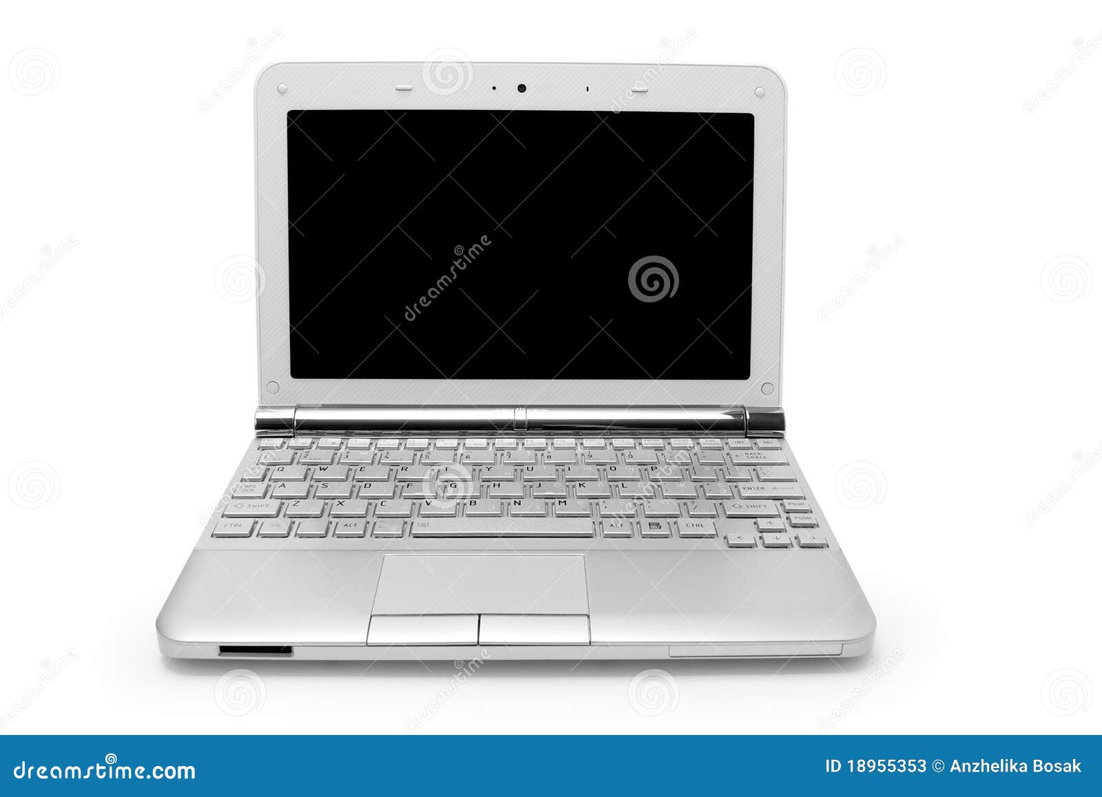 Netbook imagen de archivo. Imagen de aislado, monitor - 18955353
