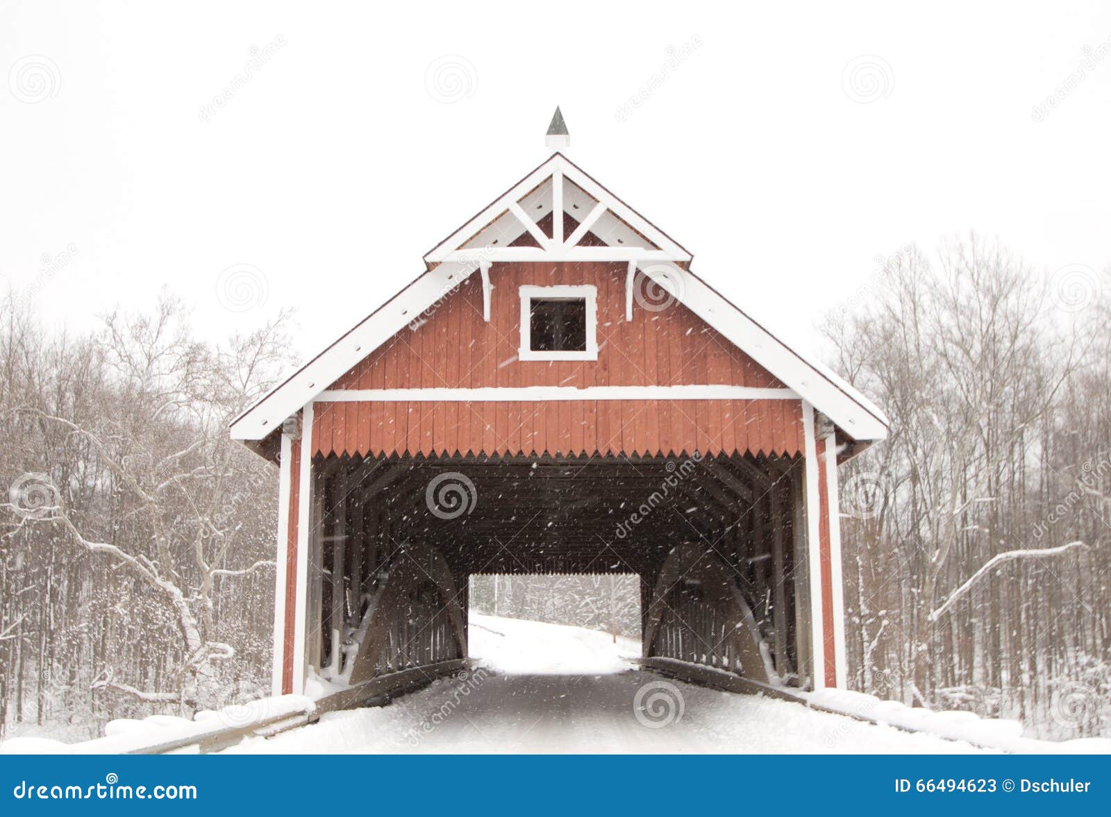 Netcher Road Covered Bridge Stock Image - Image of drive, rustic: 66494623