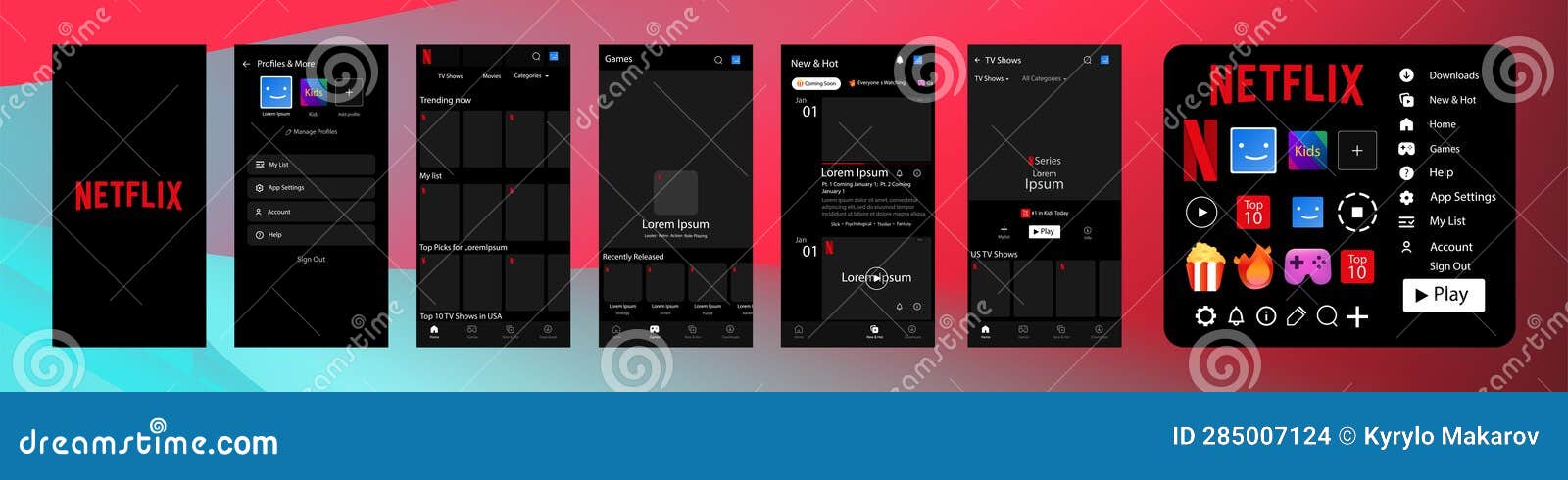 Netflix Interface. Netflix Screen Social Media, Social Network ...