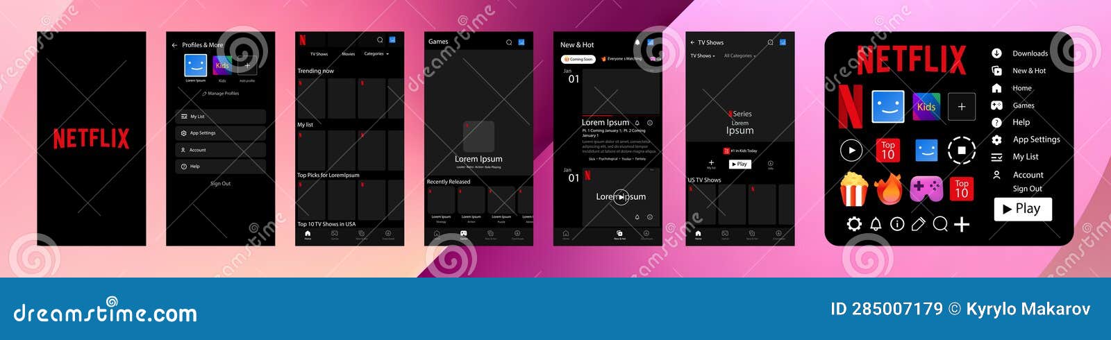 Netflix Interface. Netflix Screen Social Media, Social Network ...