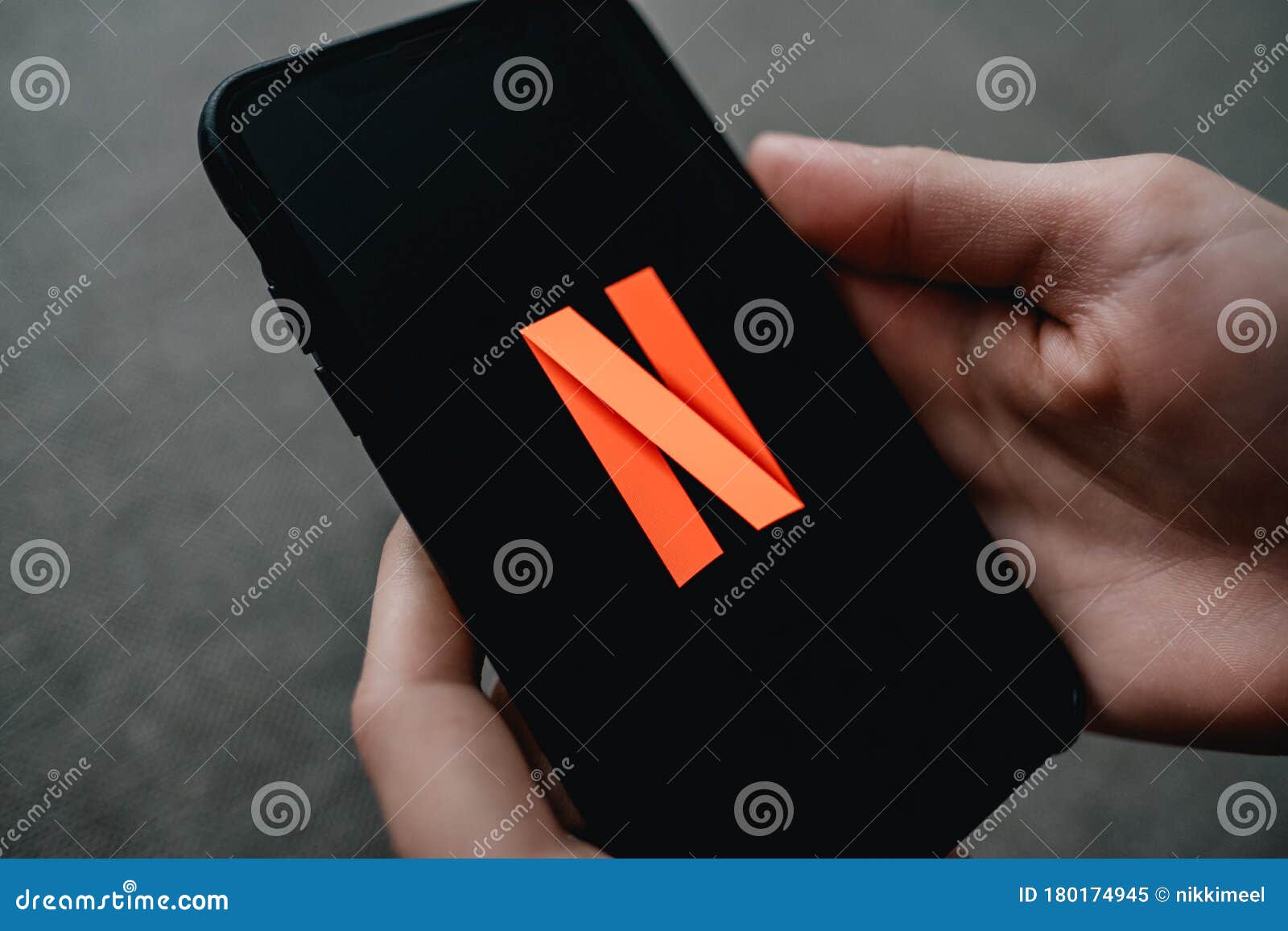 Netflix Logo on Iphone Screen. Editorial Image - Image of digital ...