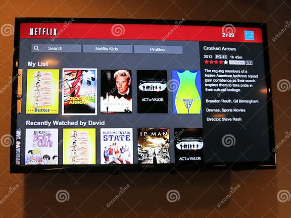 Netflix Watch Shows Screen editorial photography. Image of netflix ...