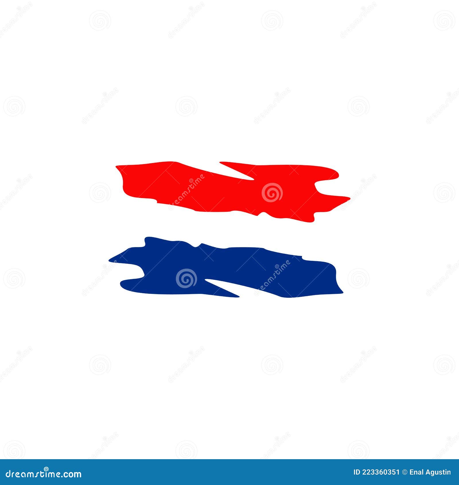 Netherland Flag Icon Logo Design Template Stock Vector - Illustration ...
