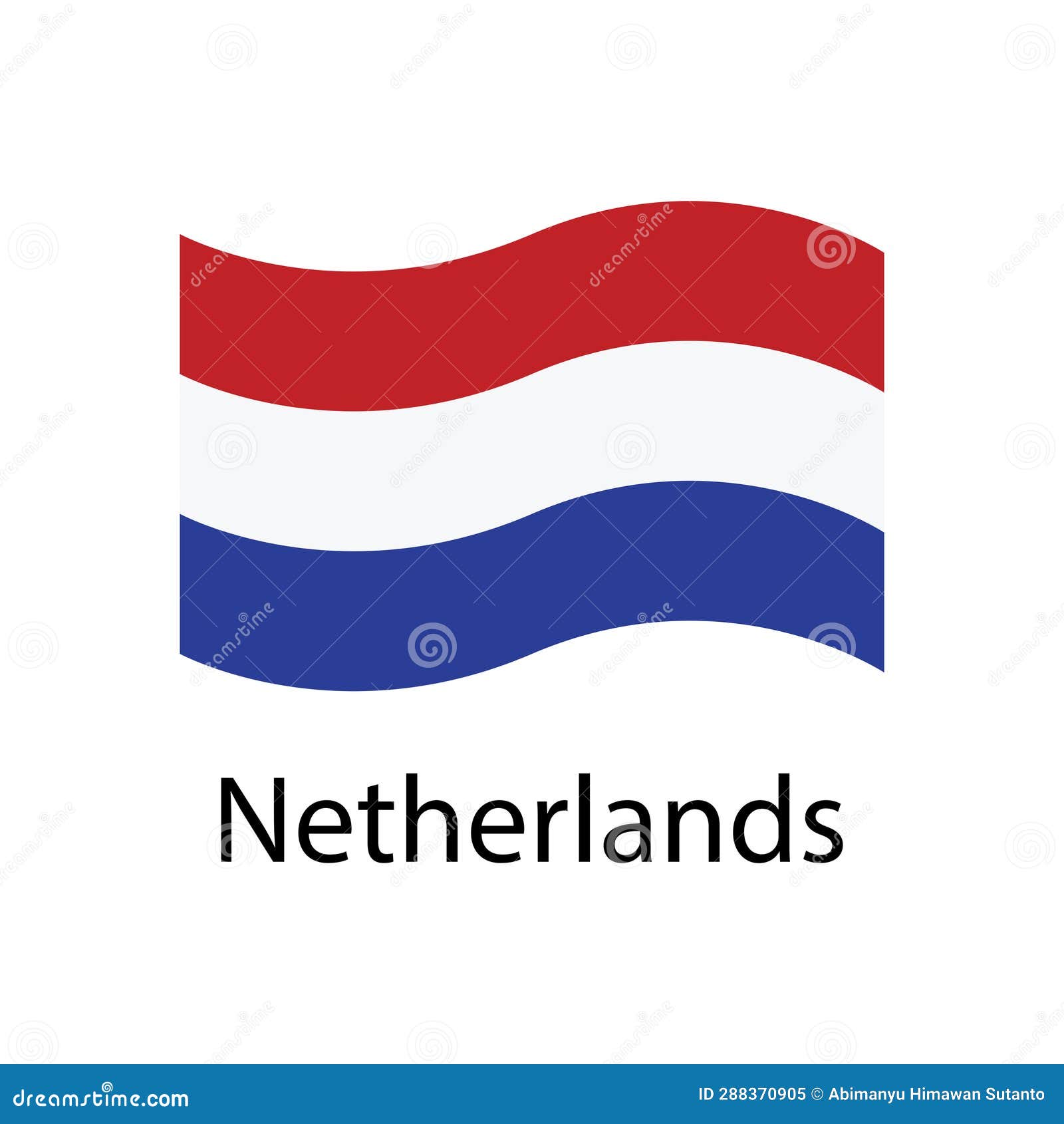 Netherland Flag Icon Vector Stock Vector - Illustration of concept ...