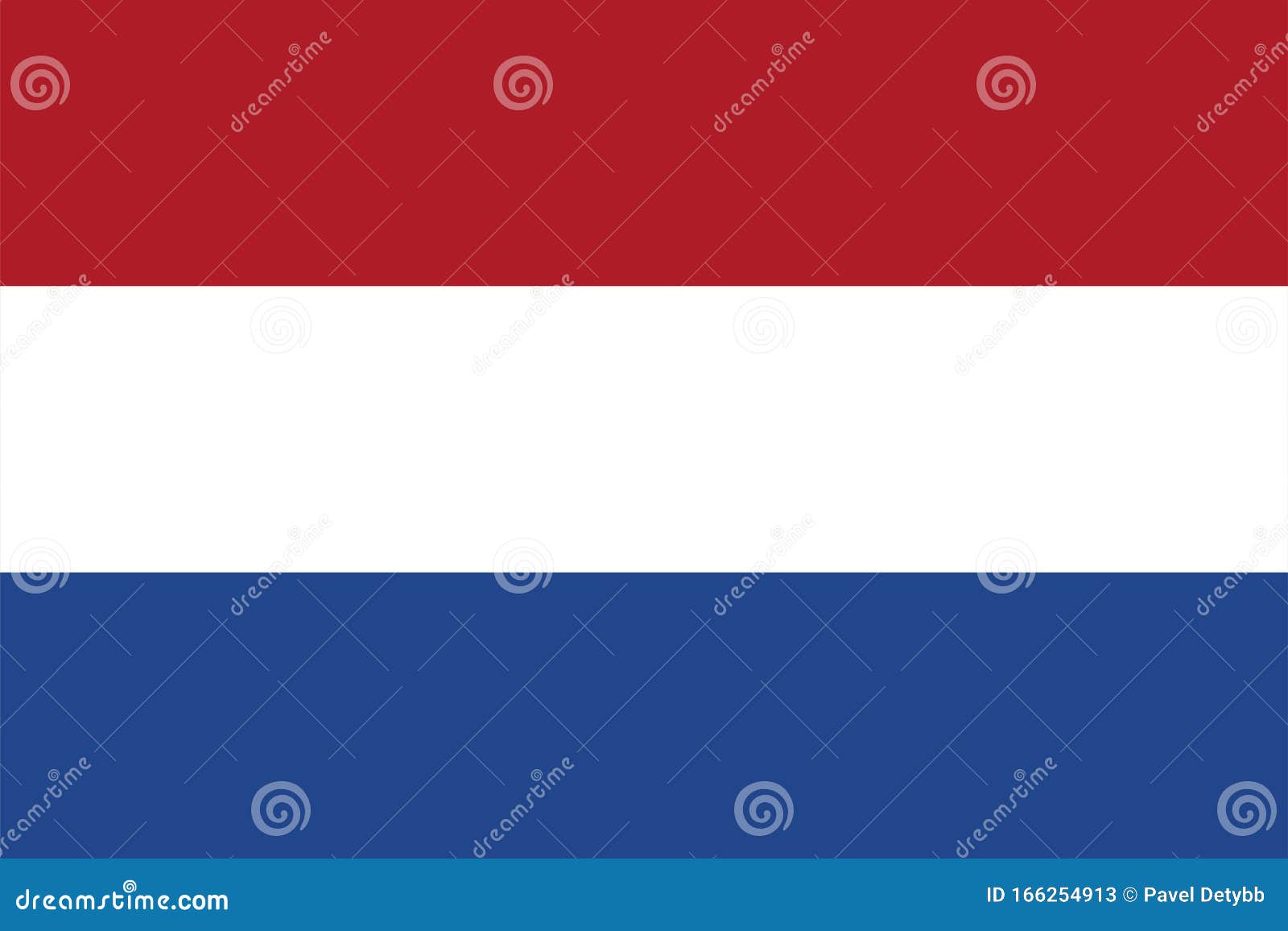 Netherland Flag. National Flag of Netherland. Vector Illustration Stock ...