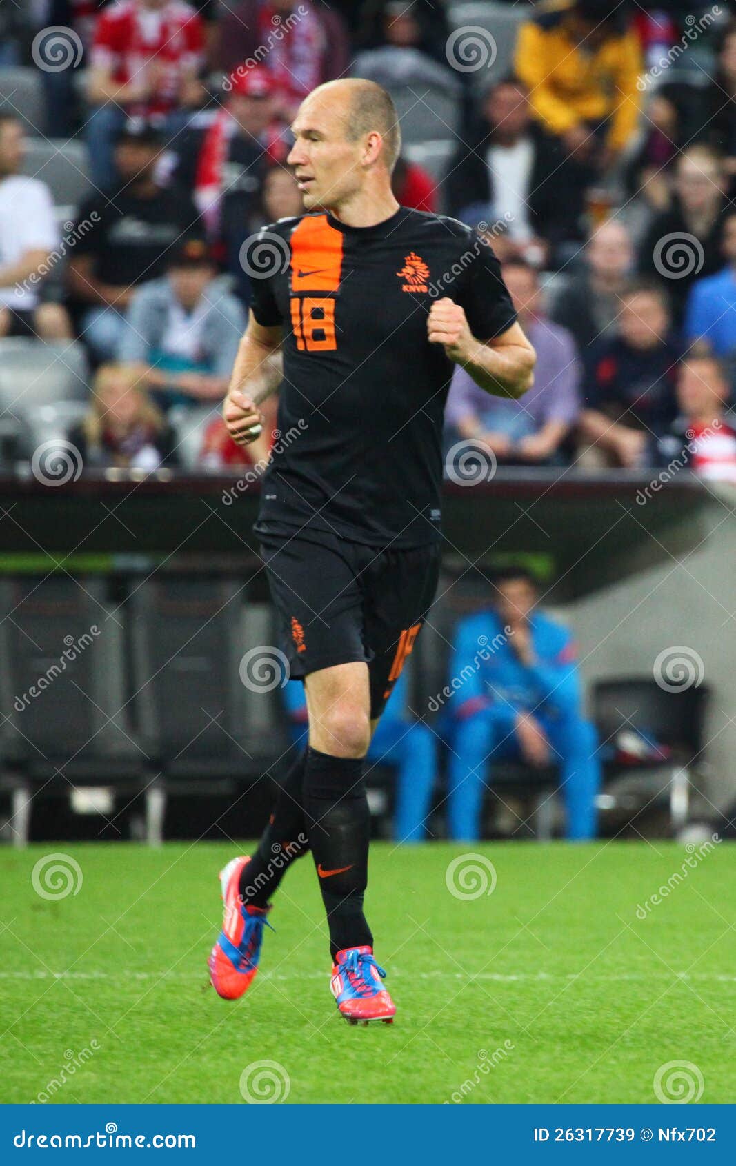 Netherlands Arjen Robben editorial stock image. Image of striker - 26317739