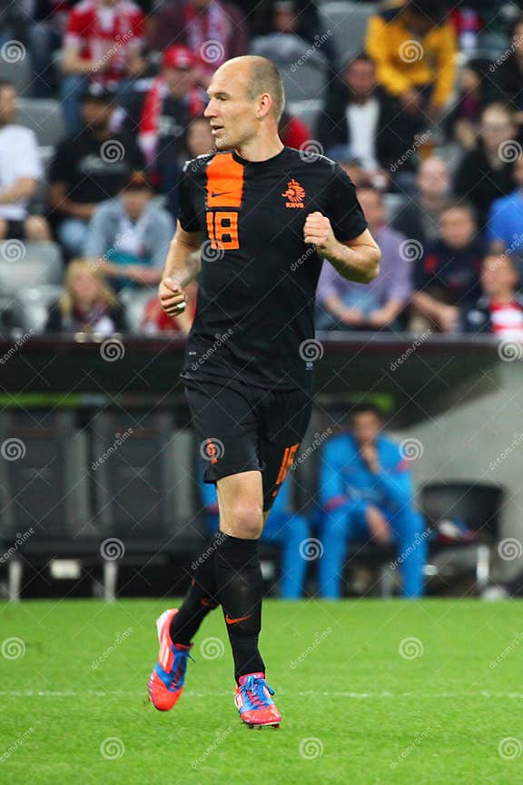 Netherlands Arjen Robben editorial stock image. Image of striker - 26317739