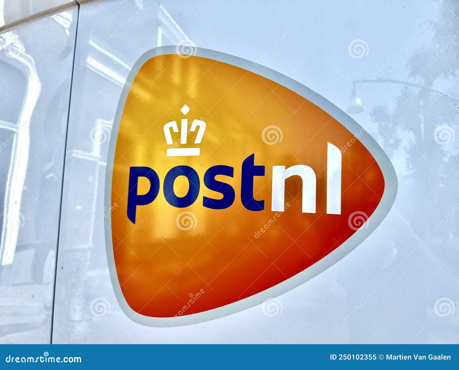 Postnl Logo on a Delivery Van. Editorial Image - Image of editorial ...