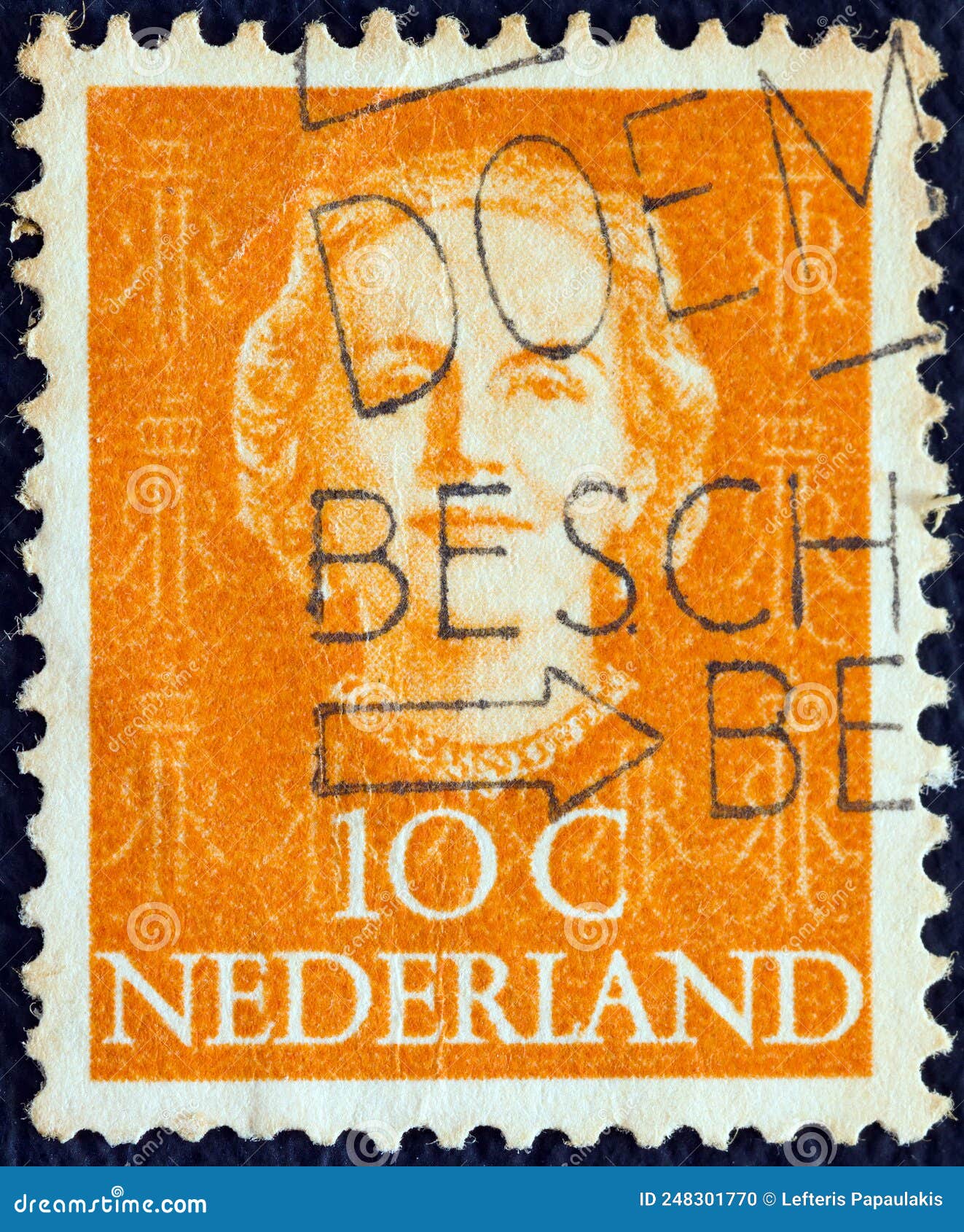 NETHERLANDS - CIRCA 1949: a Stamp Printed in the Netherlands Shows ...