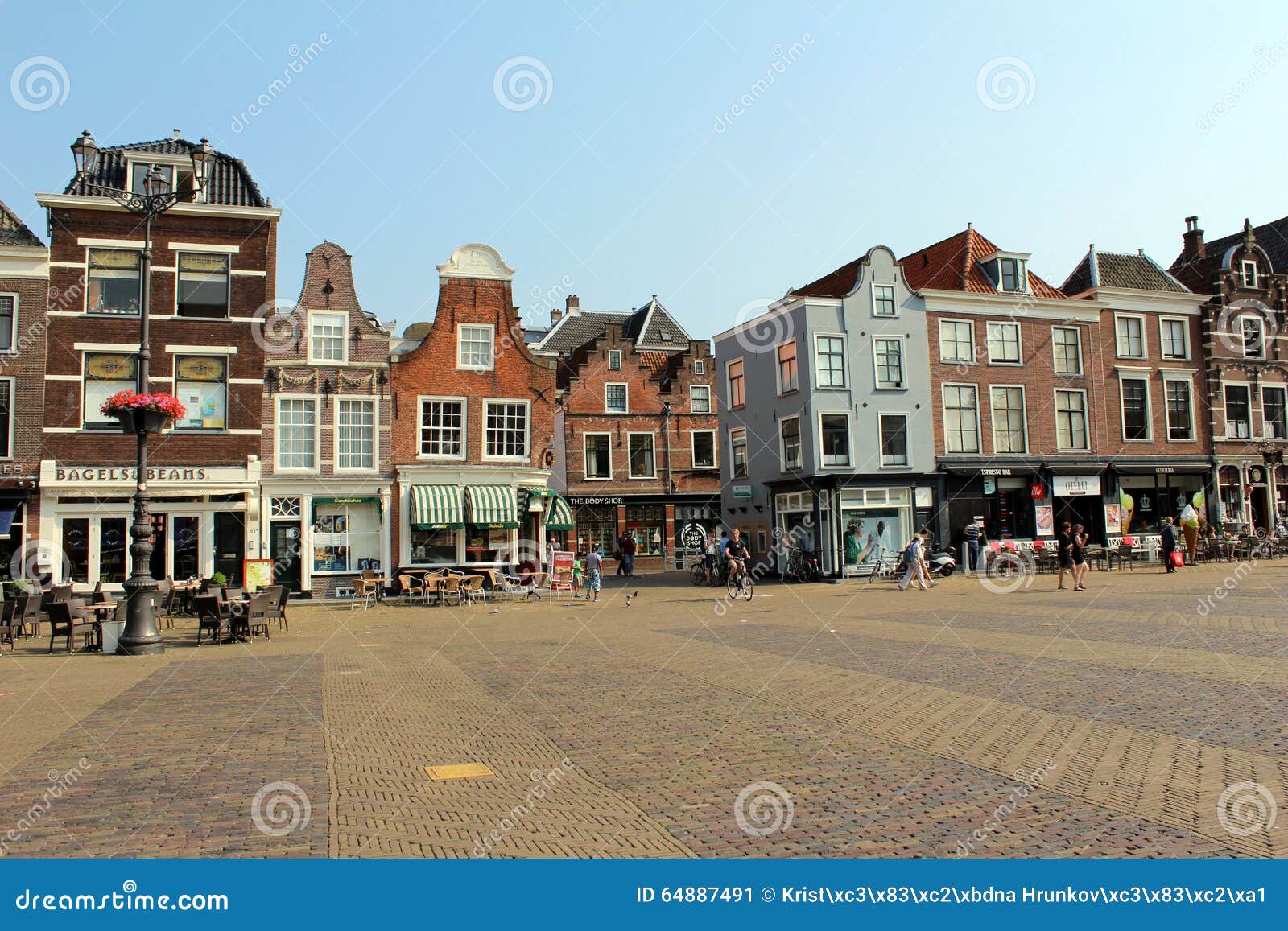 Netherlands, Delft, Market Square Editorial Photo - Image of ...