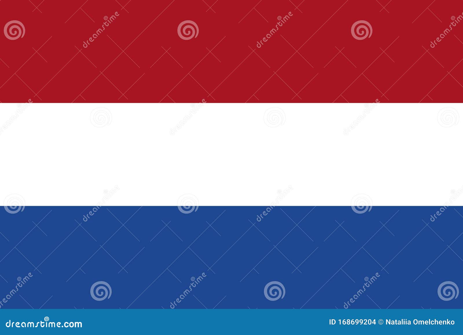 Netherlands Flag Vector. Official Colors and Proportion Stock ...