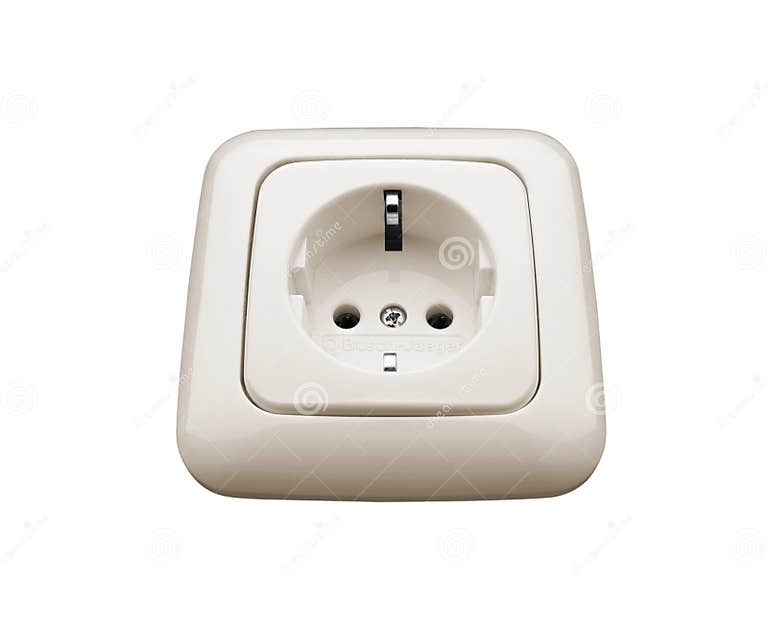 Netherlands, Haarlem - 10-16-2008: Socket in a Studio Setting, Isolated ...