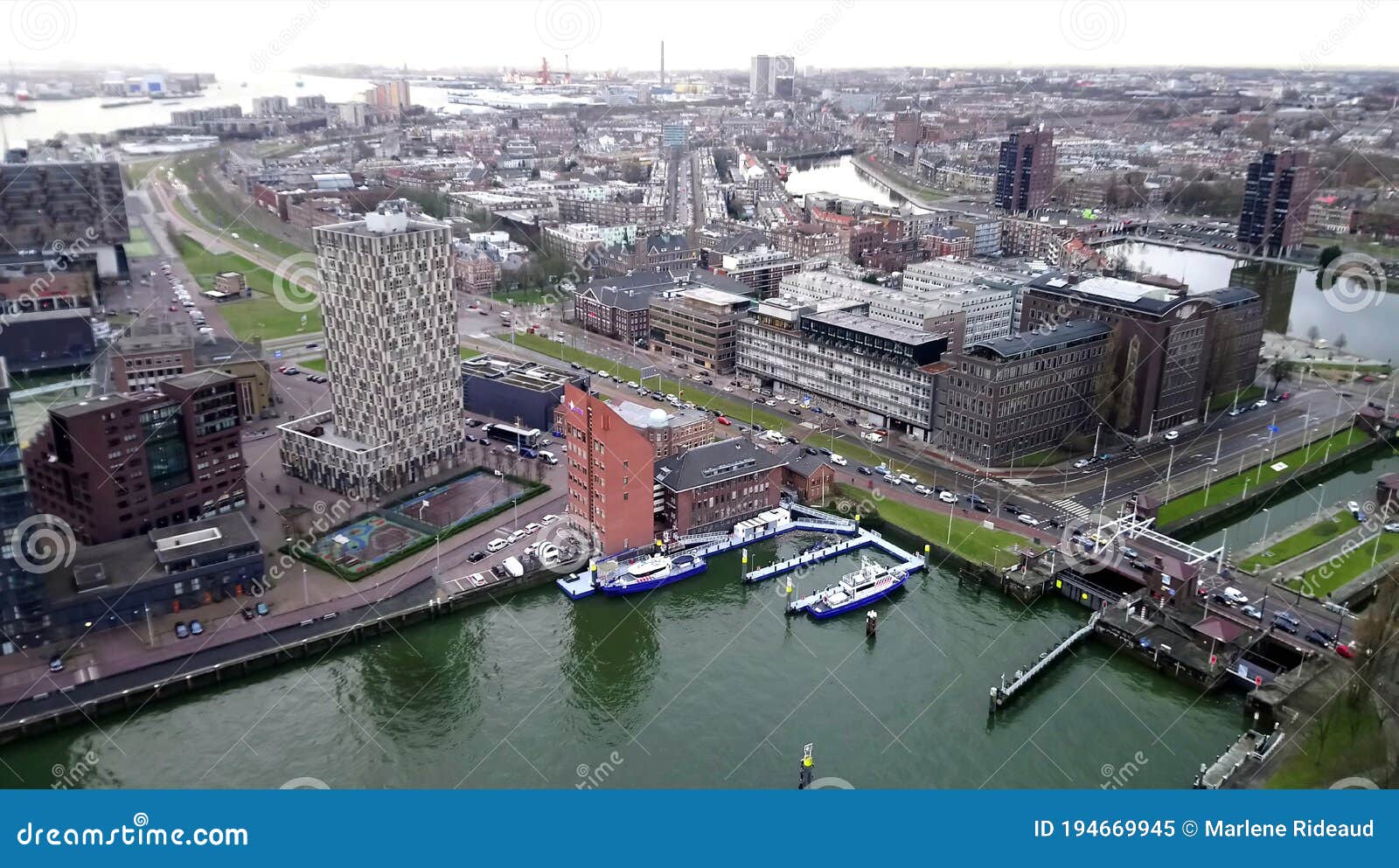 The Netherlands Harbour Rotterdam Editorial Image - Image of rotterdam ...