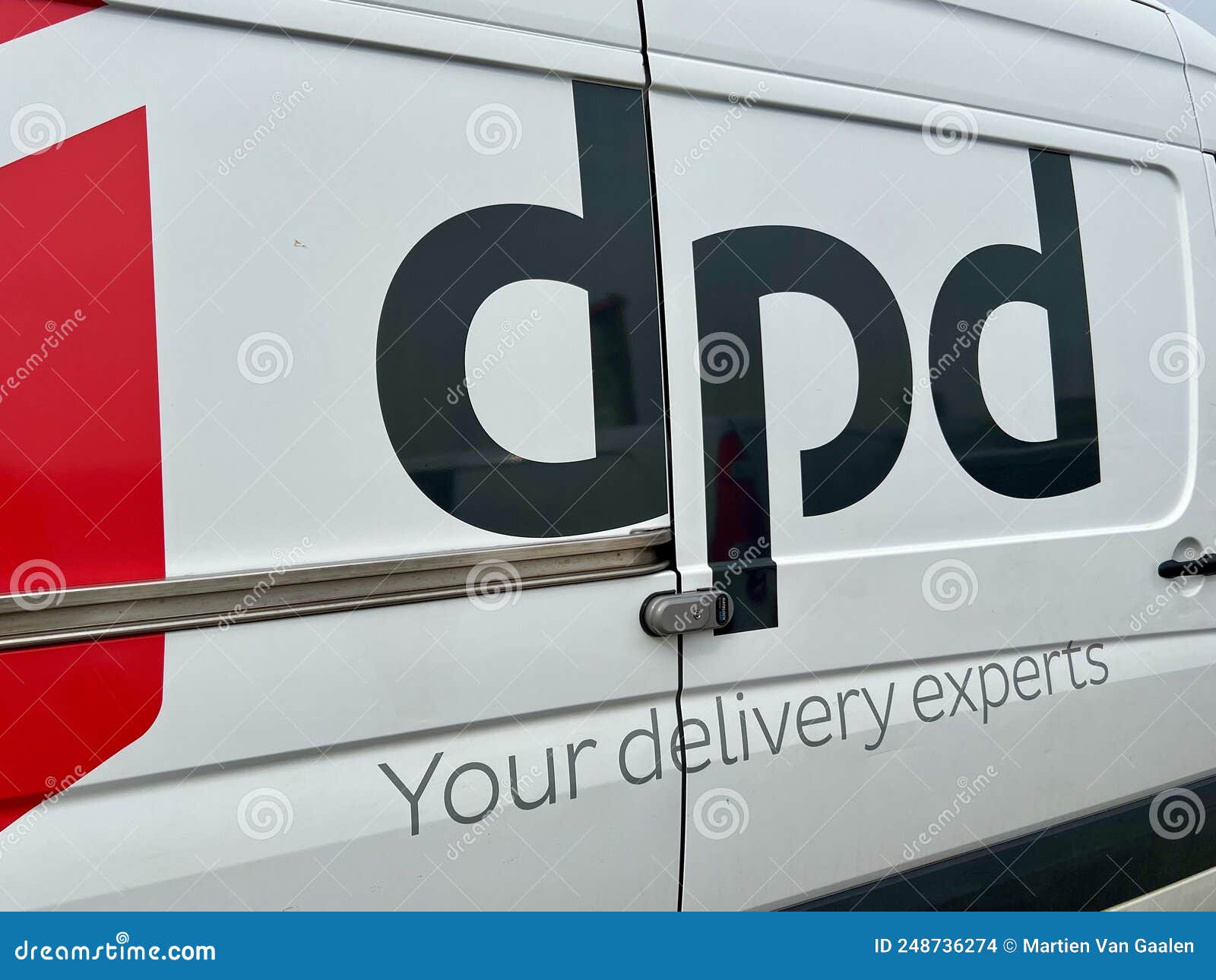 DPD Logo on a Parcel Delivery Van. Editorial Stock Image - Image of ...