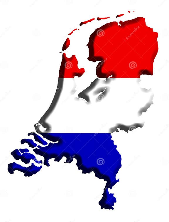 Netherlands Map stock illustration. Illustration of netherlands - 3801787