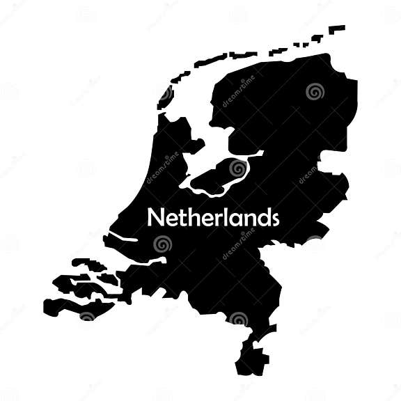 Netherlands map icon stock vector. Illustration of state - 291125551