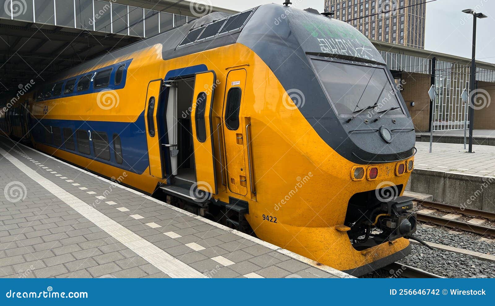 Netherlands NS Train Railway, Railroad Station. Editorial Photography ...