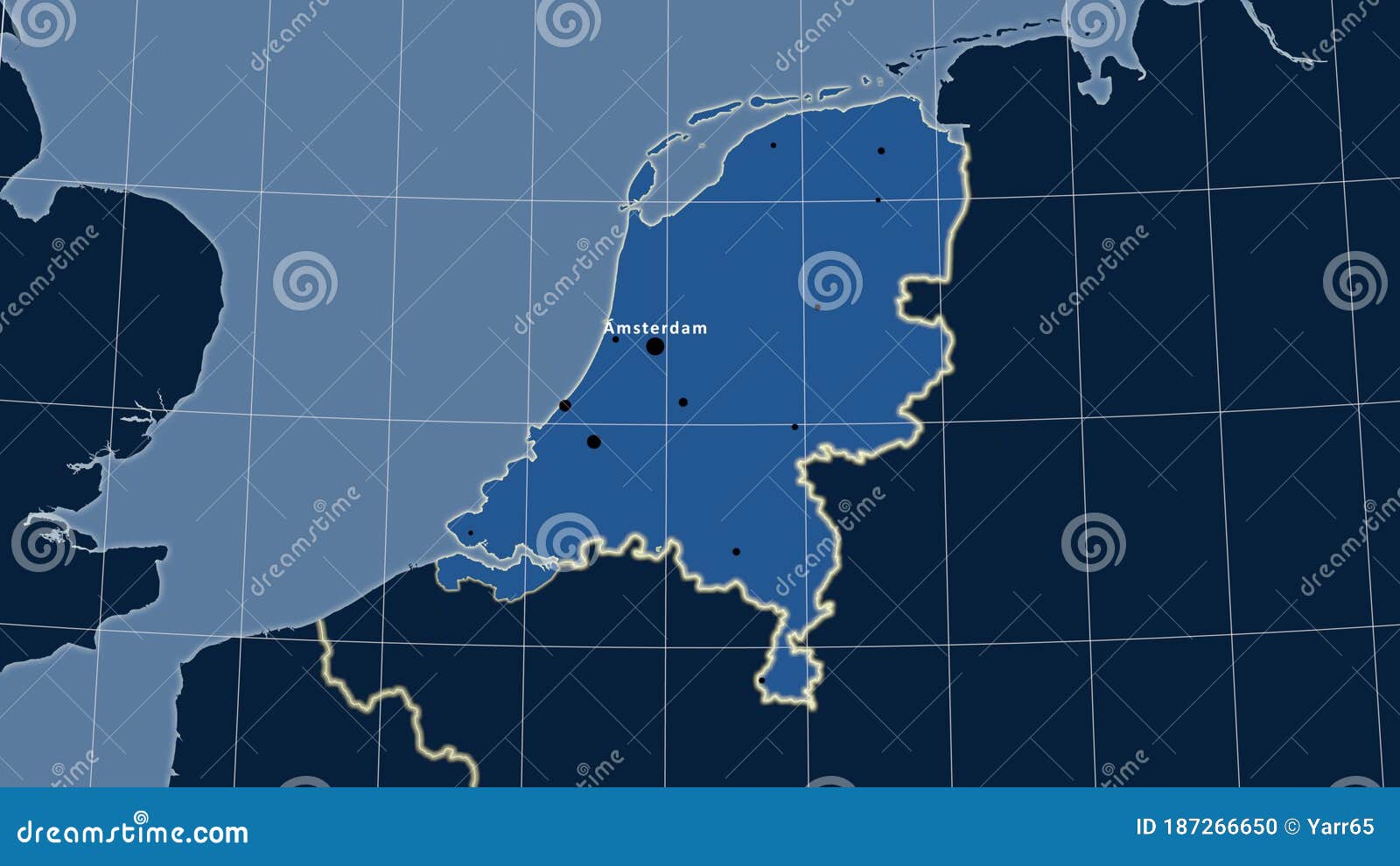 Netherlands - Solid. Composition, Borders Stock Illustration ...