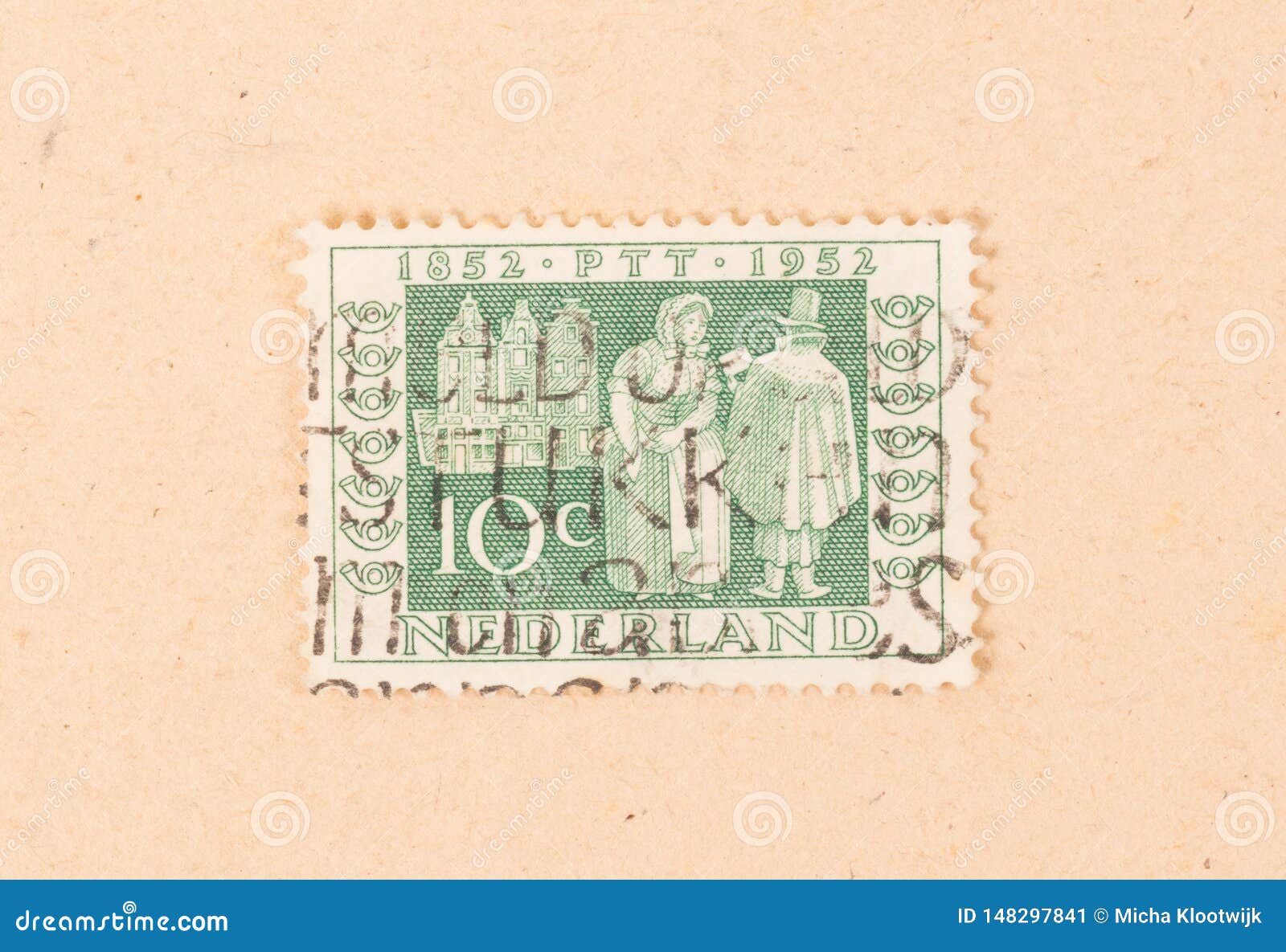 The NETHERLANDS 1950: a Stamp Printed in the Netherlands Shows the ...