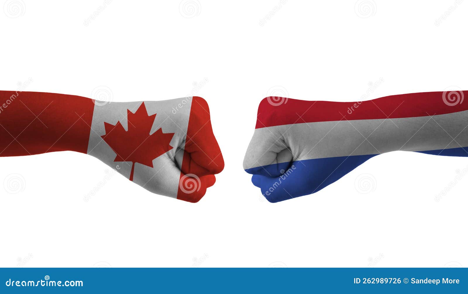 Netherlands VS Canada Hand Flag Man Hands Patterned Football World Cup ...