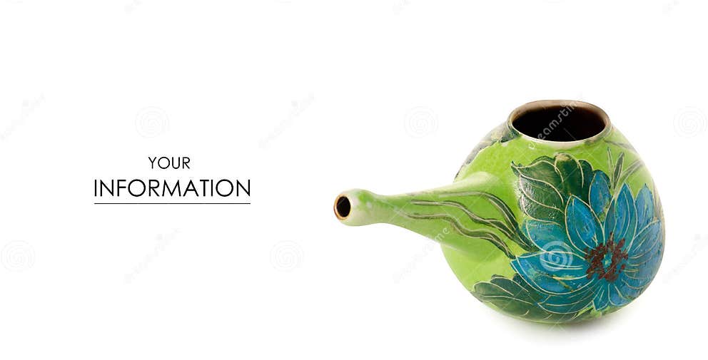 The neti pot pattern stock photo. Image of clear, irrigation - 123259586