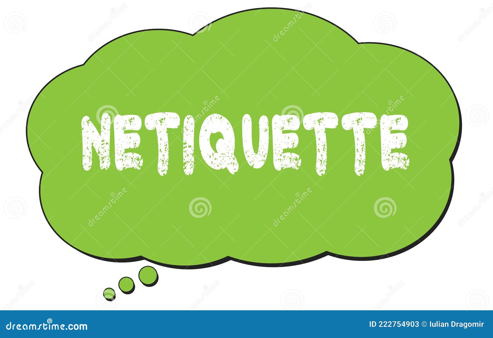 NETIQUETTE Text On Green Grungy Rectangle Stamp Stock Photo ...