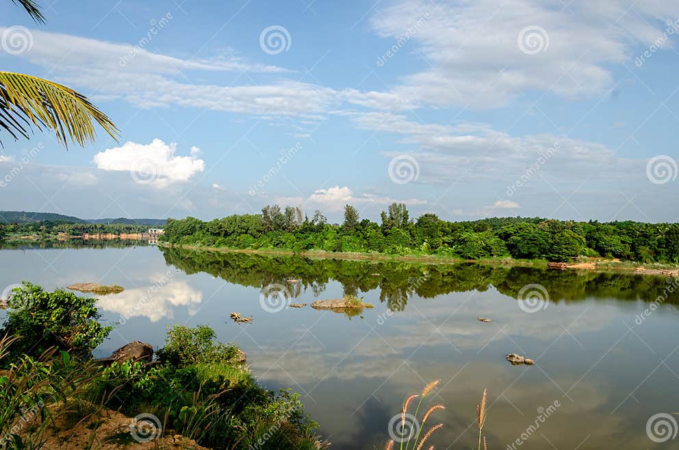 Netravati River at Thumbe in Mangalore, India Stock Image - Image of ...