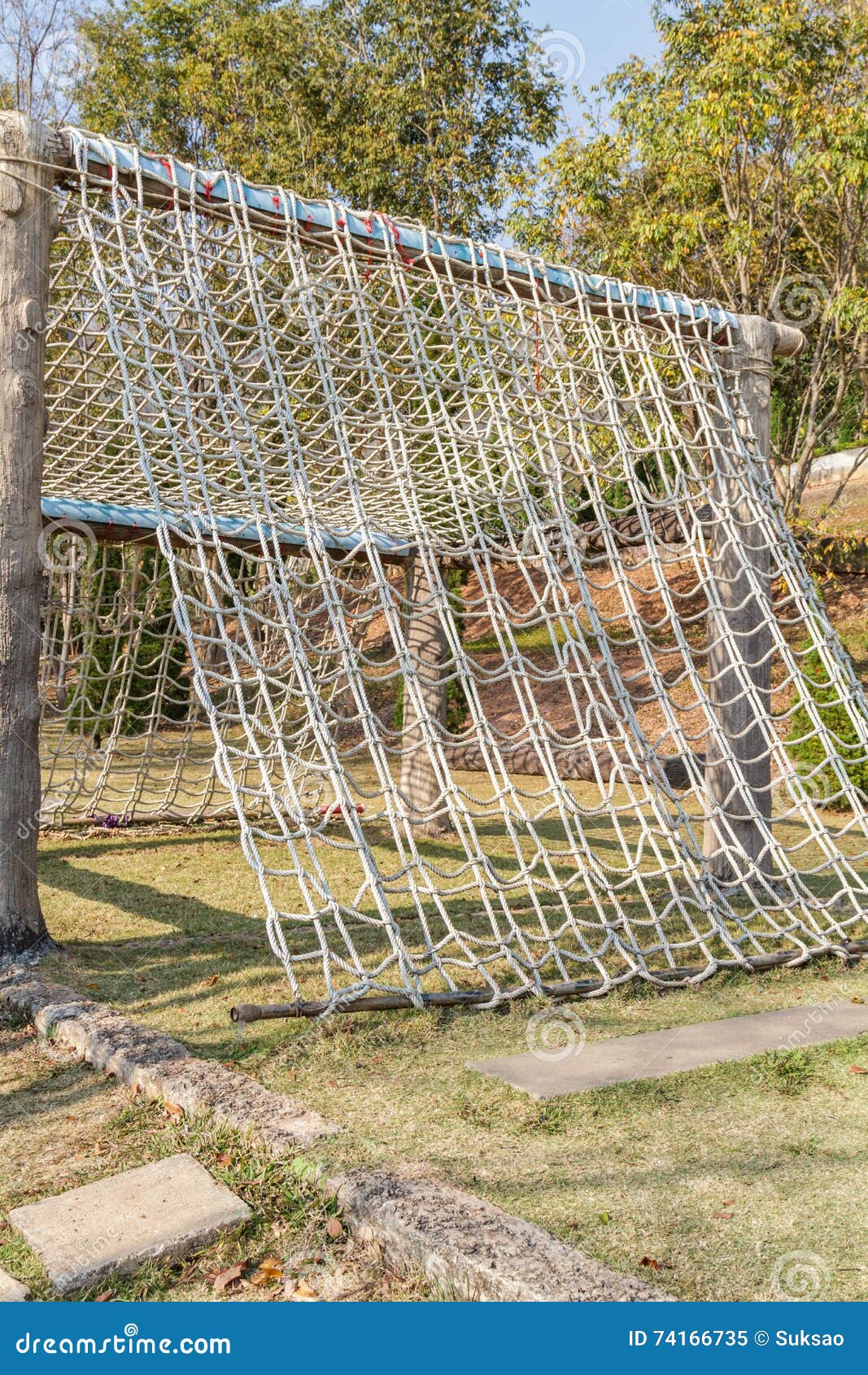 Nets climber challenge stock image. Image of green, strength - 74166735