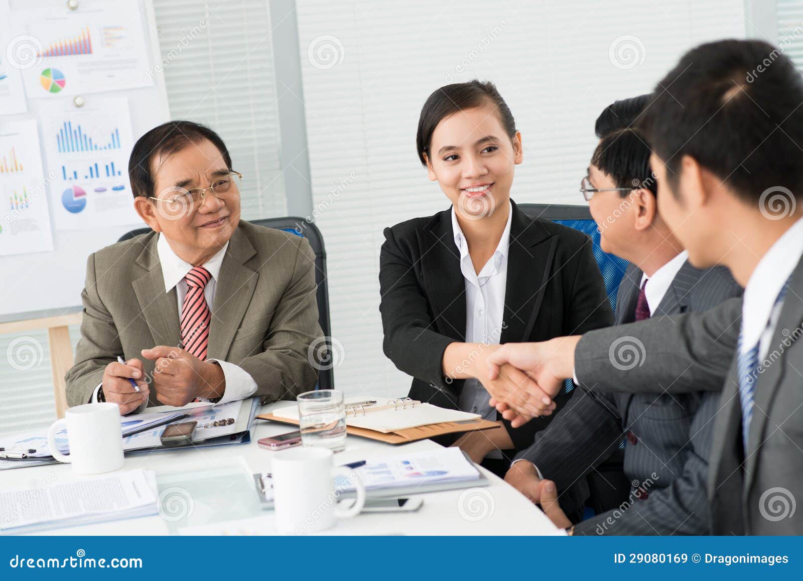 Nett, Sie zu treffen! stockbild. Bild von zustimmen, begleitung - 29080169