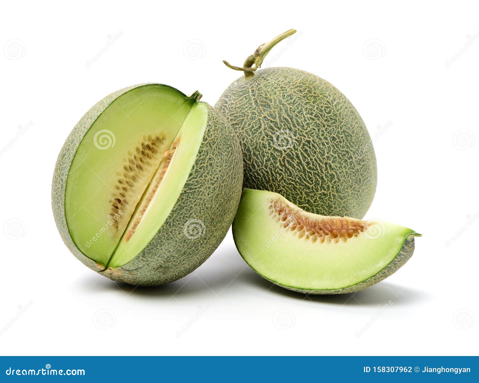Netted melon stock photo. Image of luxury, andes, muskmelon - 158307962