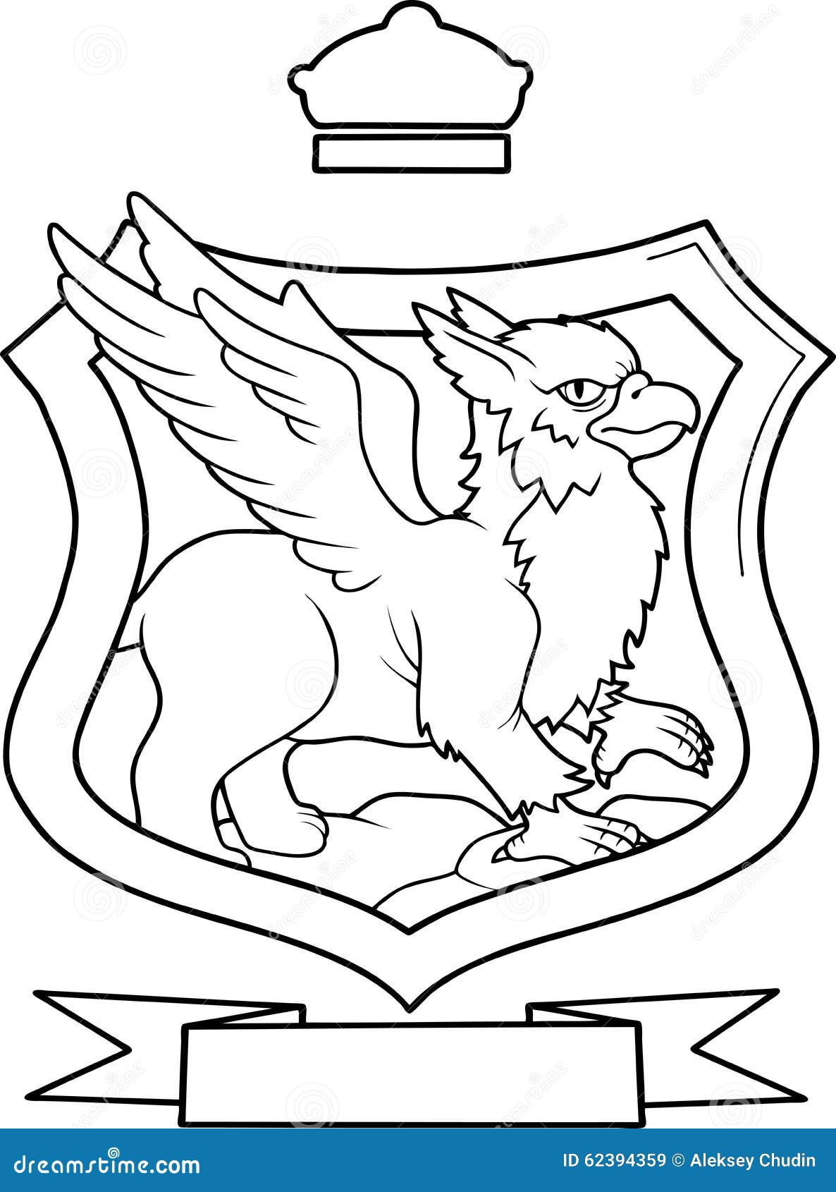 Netter kleiner Greif vektor abbildung. Illustration von geschöpf - 62394359